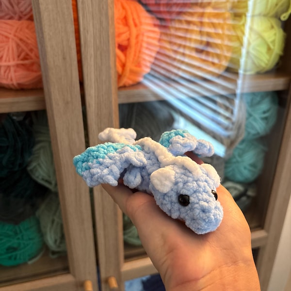 Crochet Tiny Dragon Pattern PDF Small Dragon - Etsy