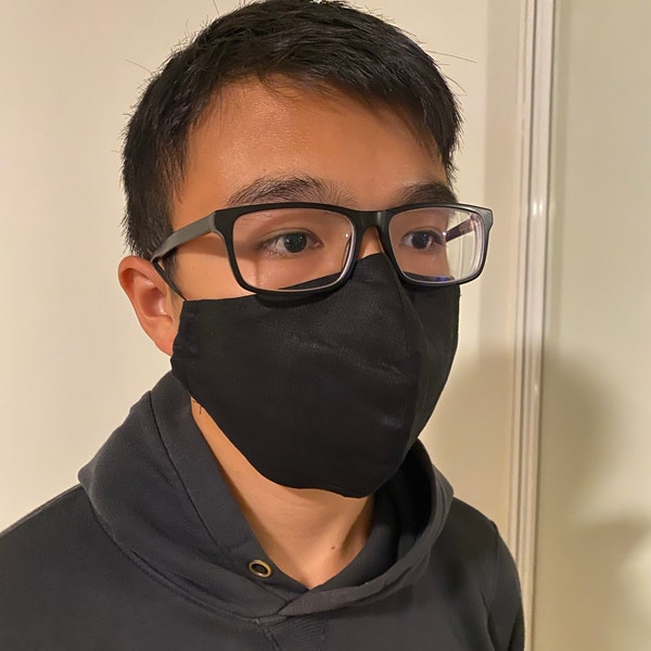 DENIM 3D Fitted Face Mask, Reusable Face Mask Australia, Cotton ...