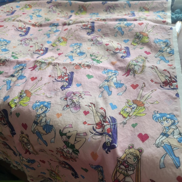 Bluey Cloud Smiling Face Cartoon Pattern Fabric by the Half Yard - Etsy