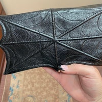 Spider Web Wallet Clutch, Necessary Clutch Wallet, Goth Accordion ...
