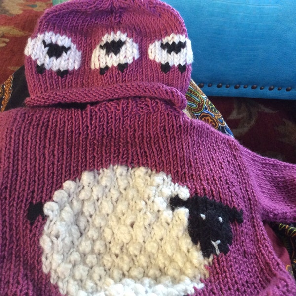 Lamb Hat Knitting Pattern: the AVERY Beanie - Newborn to Adult Sizes ...
