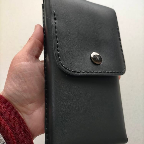 Leather 2 in 1 Phone Holster and Neck Pattern | Belt Phone Case ...