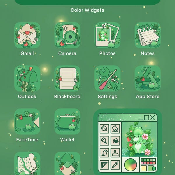 Archer's Quest Computer Icon Pack Desktop Theme MMORPG Aesthetic Gaming ...