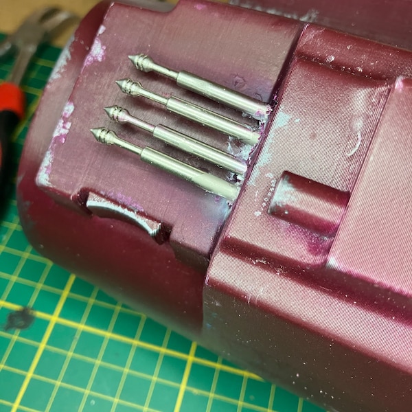 Machined Stainless Steel Mandolorian Boba Fett Gauntlet Wrist Darts - Etsy