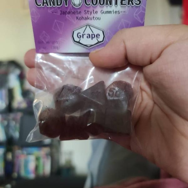 Pineapple Candy Dice, Kohakutou Gummies, Dungeons and Dragons, Roll for ...