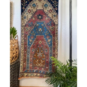 Handmade Rug, Hallway Rug, Turkish Rug, Vintage Rug, Runner Rug, Carpet ...