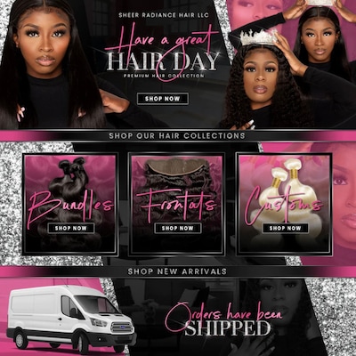 Hair Website Design, Lace Wig Website, Hair Extensions Website, Hair ...
