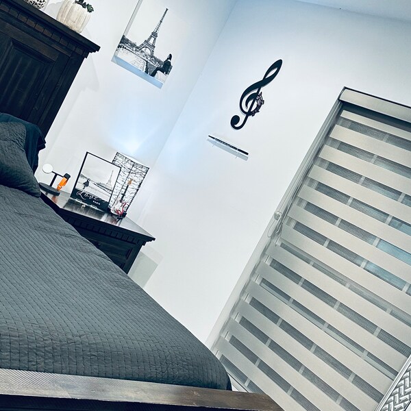 Music Notes Wall Art, Wood Wall Decor, Music Decor, Living Room ...