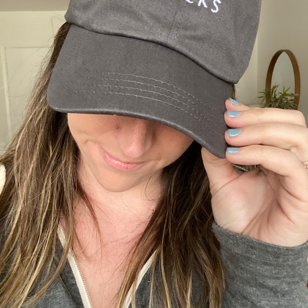 Side Stitch Hat, Side of Hat Embroidery, Customize Back of Hat, Add ...