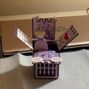 Princess Castle Card in A Box - Etsy