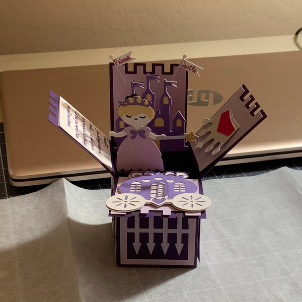 Princess Castle Card in A Box - Etsy