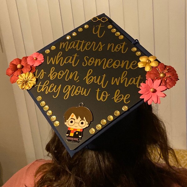 Custom Grad Cap Decal, Custom Grad Cap Lettering, Grad Cap Calligraphy ...