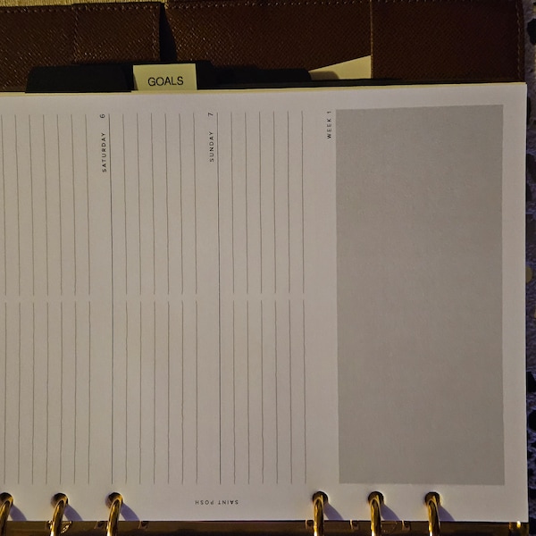 Lined Notes - PRINTED - Planner Inserts & Agenda Refill - A5 / Personal ...