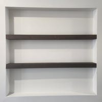 Handmade Rustic Wall-mounted Desk | Sturdy Wood Floating Shelf | Space ...