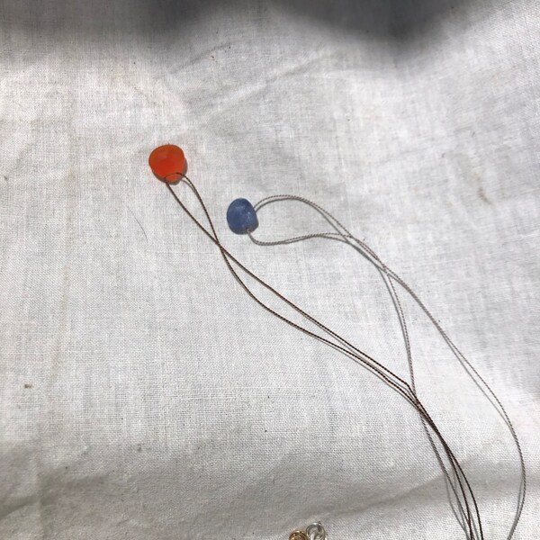 Minimalist Choker Necklace Transparent Fishing Line Mini Star, Flower ...