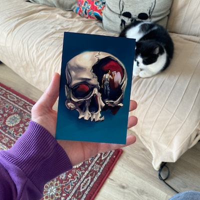 Edvard Munch's the Scream Hawkmoth Painting Print 6x8 Framed ...