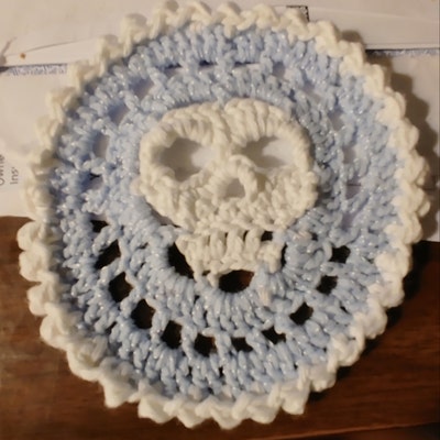Crochet Pattern Mr Bones Skull Coaster Digital PDF - Etsy
