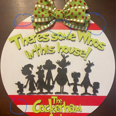 Un-welcome Go on Git Round Welcome Door Sign Door Hanger Housewarming ...