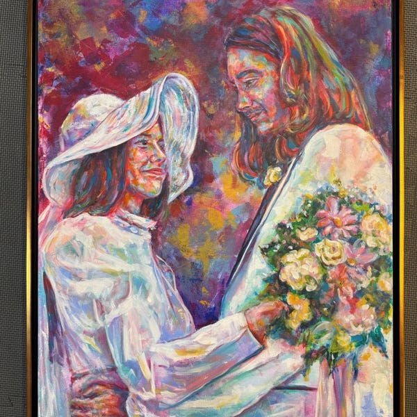 Colorful Custom Soldier Portrait Painting on Canvas. Veteran Painting ...