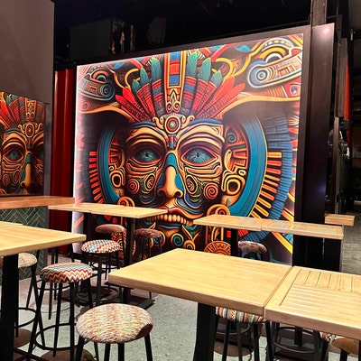 Mayan Wall Art / Digital Print / Mayan Art / Vibrant Wall Art / 2 ...