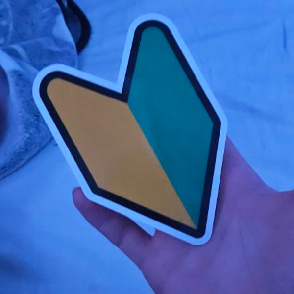 JDM Beginner Driver Shoshinsha Wakaba Japan Flag Japanese Sticker - Etsy