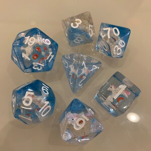 Aether Flow Translucent Dice Set for Dungeons & Dragons DND - Etsy