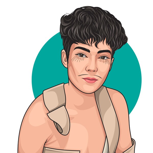 Custom Car Digital Drawing, Vector Car Illustration Customized Cartoon ...