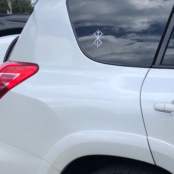 Berserk Symbol Vinyl Sticker V2 | Custom Color/size Viking Berserker ...