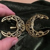 Moon Cloak Cloakclasp Double Moon Cape Closure, Fibula, Penannular - Etsy