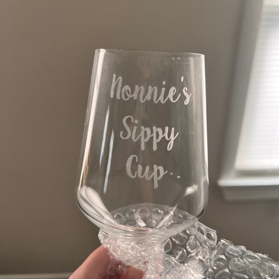 Personalized Wine Glass Monogram Custom Name or Initials - Etsy