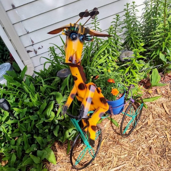 Handpainted Metal Turtle | Yard Art Garden Decor | Artisan Made ...