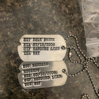 WW2 Notched Dog Tags Authentic Stainless - Etsy