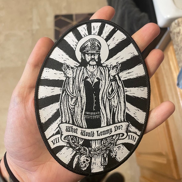What Would Lemmy Do Woven Patch by Seven 13 Productions Motorhead Ace ...