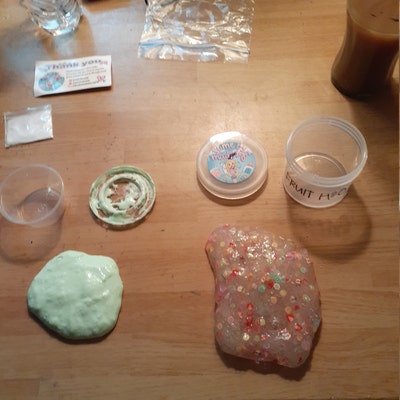 Clear Fruit Slime Detox Water Clay Fruit Slices - Etsy