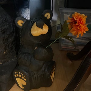 Chainsaw Carved Rail Bear - Etsy