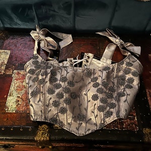 Romantic Corset Sewing Pattern With Straps, Adjustable Lacing at Back ...