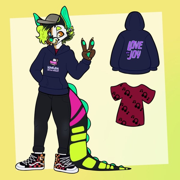 Chibi Dragon Furry Base // Digital Fursona Coloring Base Pack - Etsy