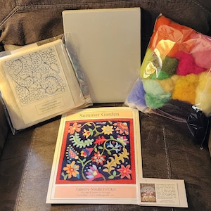 Medieval Gryphon Needle Felting Kit Dragon Tapestry Craft Kit Beginners ...