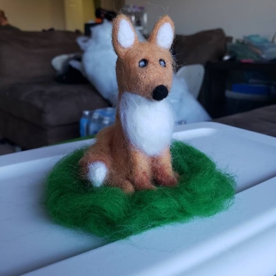 Needle Felting Tutorial Beginner Fox PDF Instant Download - Etsy