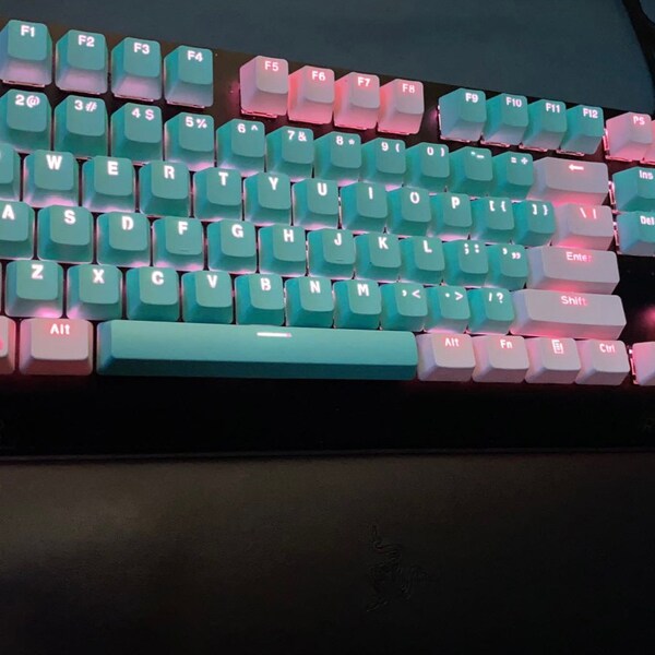 Build Your Own Keycaps 68/81/84/87 Key Keyboards 2 Colour Keycaps - Etsy UK