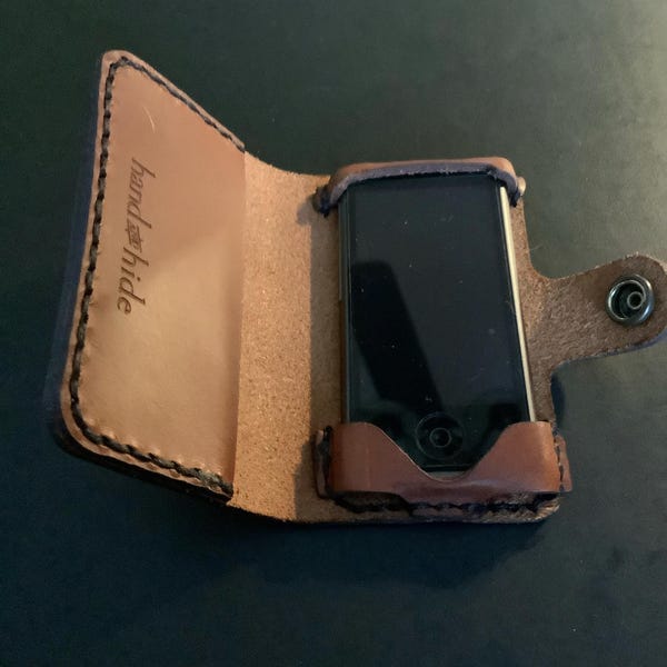 Leather Double Phone Case, Dual Phone Case for Work and Personal - Etsy