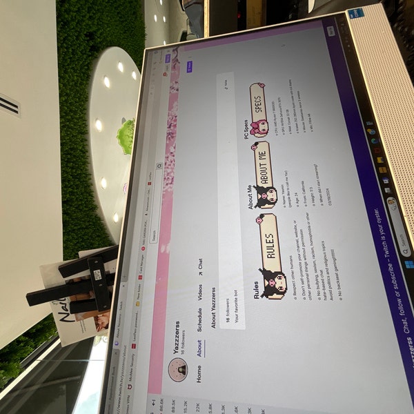 BIG SET Kawaii Character Panels | Pixel Twitch Channel Panels ...