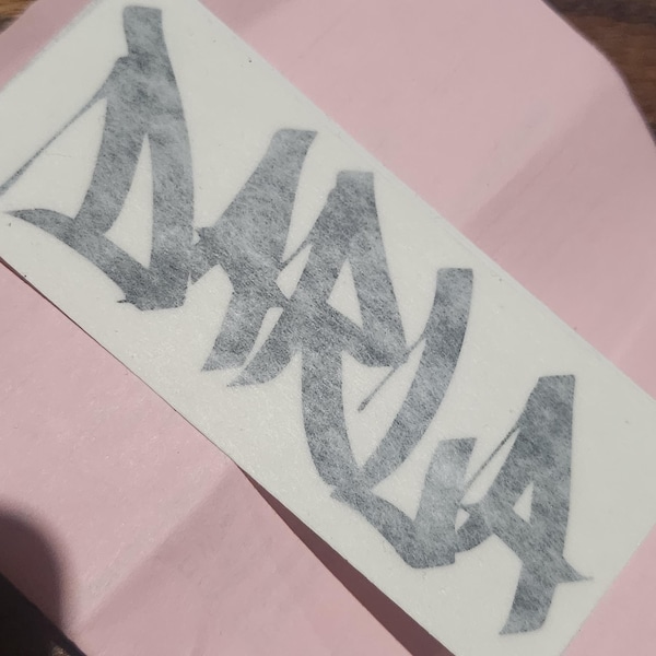 Custom Graffiti Name Sticker Decal, Wall Sticker, Backdrop Sticker ...