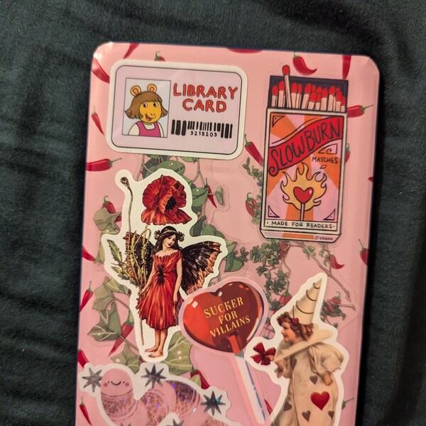 Villains Make Books Better Devilish Heart Bookish Reader Sticker Water ...