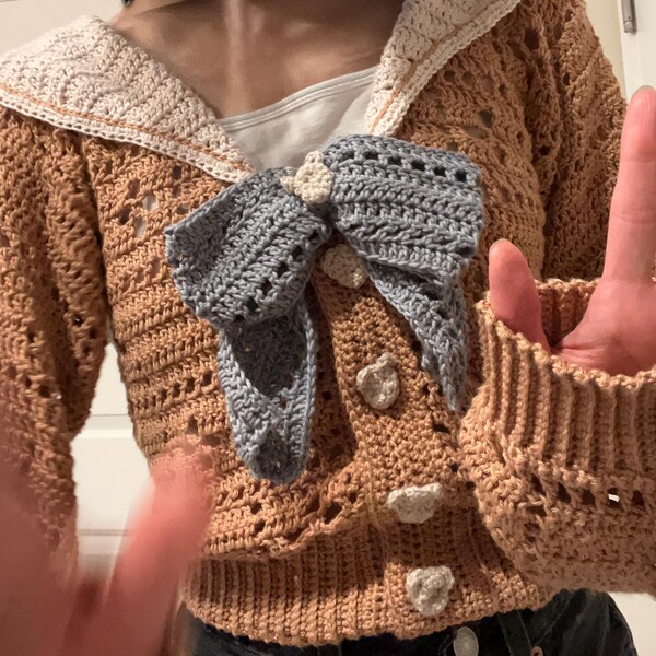 Biscuit Cardigan Crochet Pattern (PDF Pattern) - Etsy