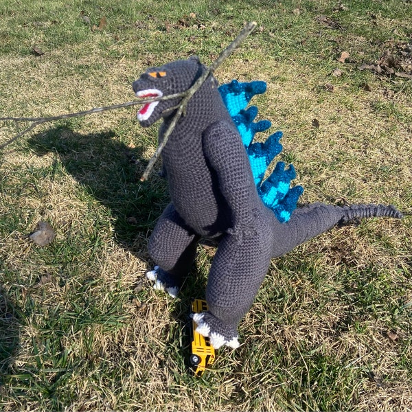 Crochet Giant Godzilla _ Godzilla Monsterverse _ PDF English Crochet ...