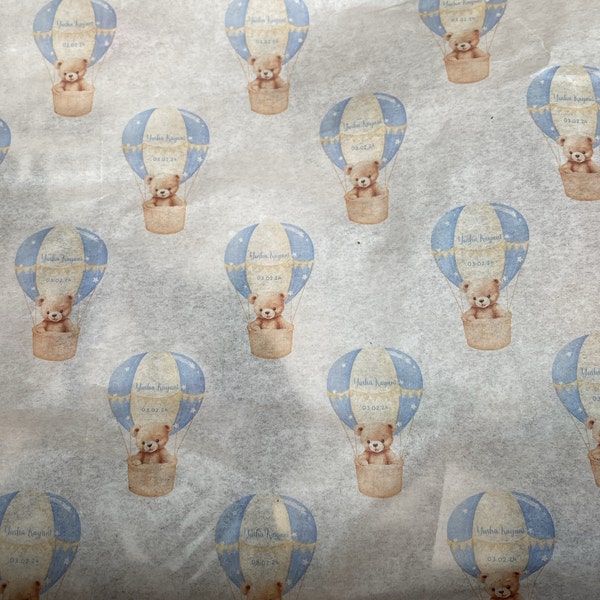 Custom Printed Translucent / Baking /tracing Paper/ Wedding Logo ...