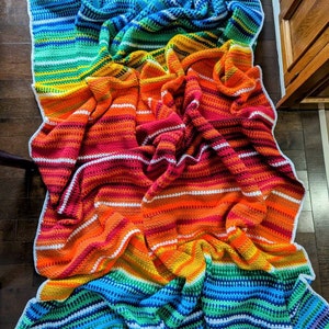 Temperature Blanket Crochet Pattern Color Chart Tutorial Printable ...