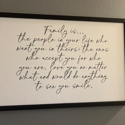 Custom Framed Quotes, Custom Framed Sign, Create Your Own Custom Framed ...