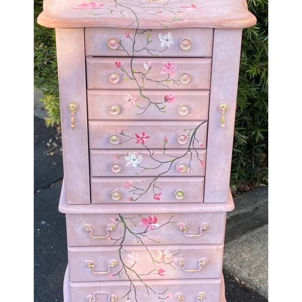 NOT 4 SALE Antique Night Stand, Beach Lovers Furniture, Blue Green End ...